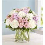 Loving Sentiments Lavender & White - Lilac Flower Shop